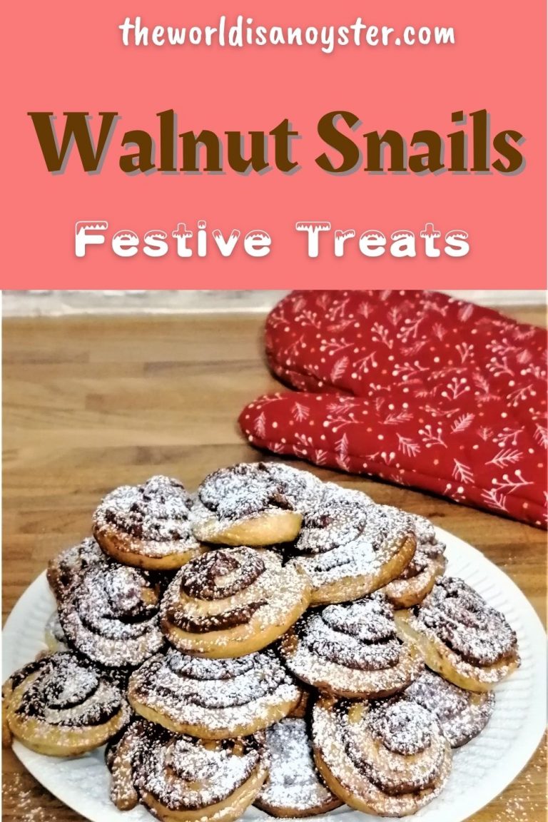 Walnut Snails Recipe Inspired by a Famous German Pastry ⋆