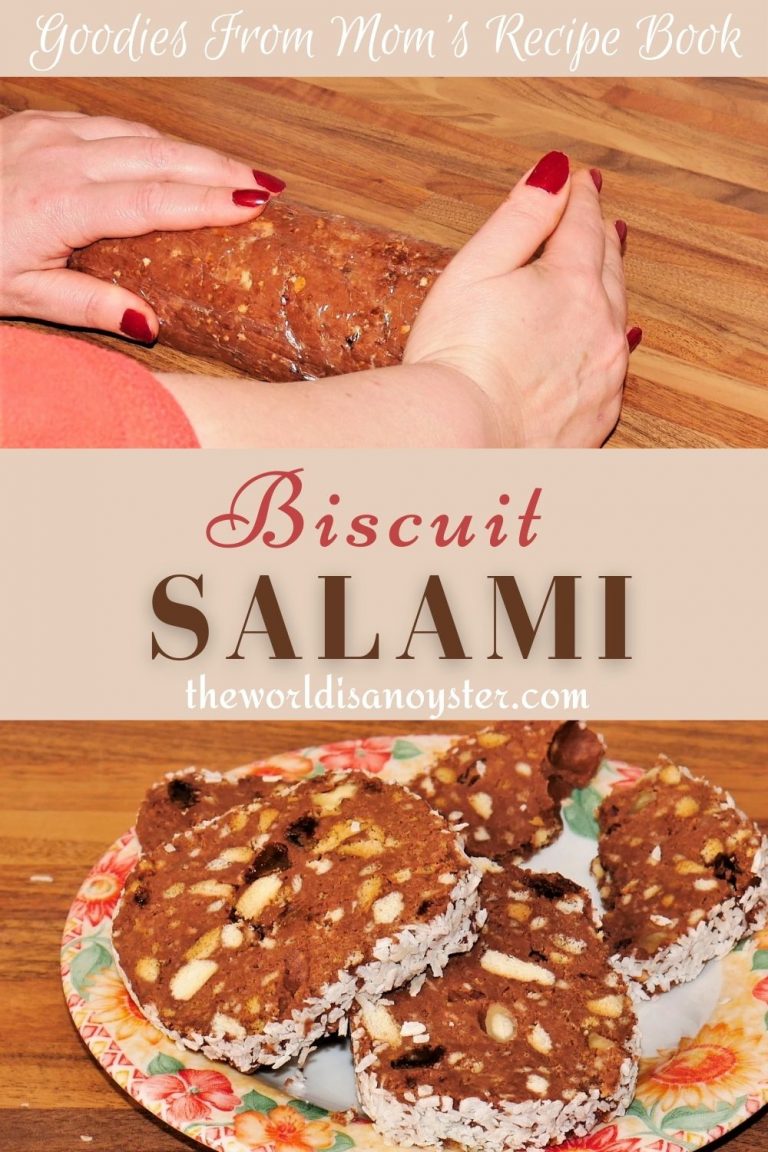 Biscuit Salami. Easy to Make Goodies From Mom's Recipe Book ⋆