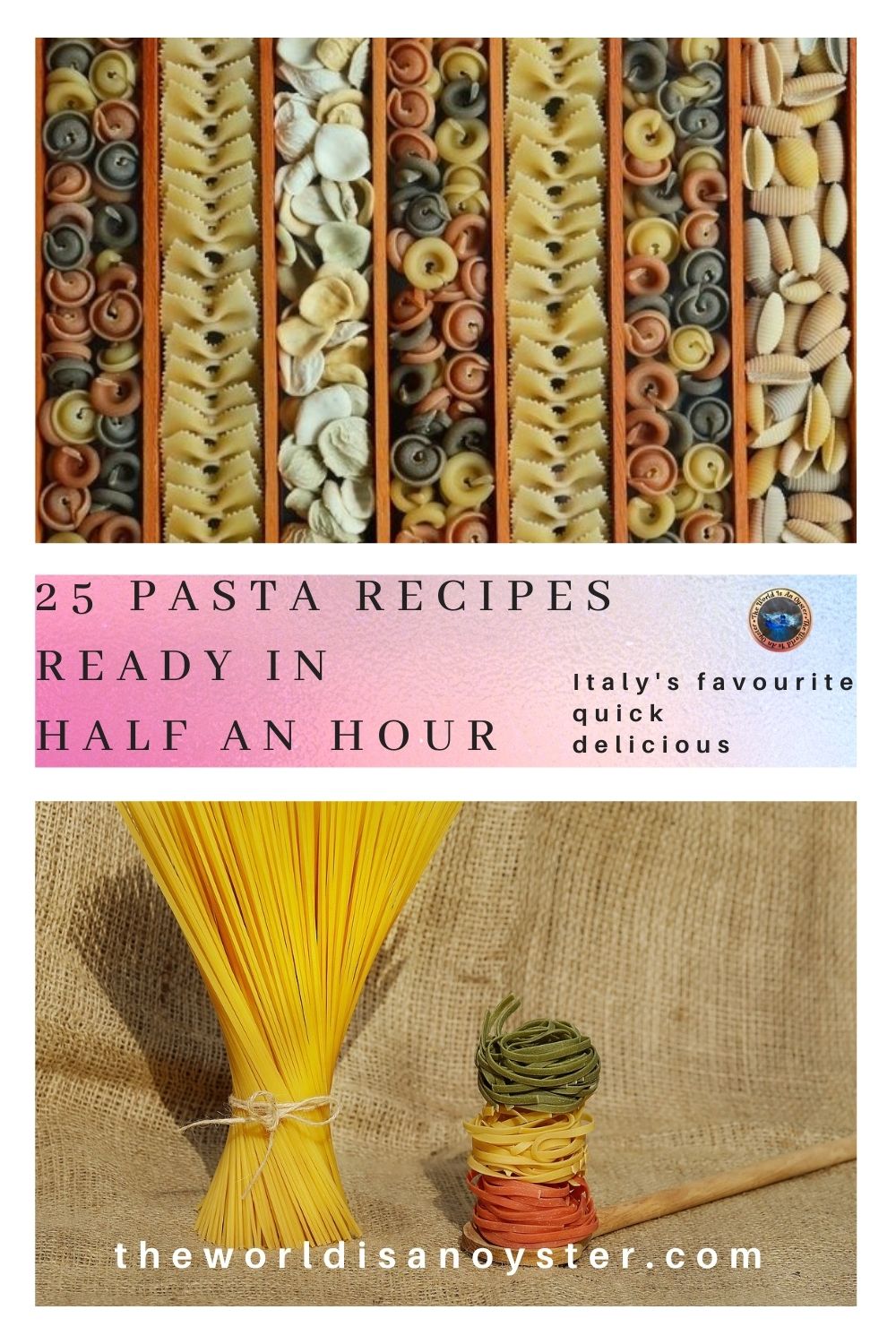 25 Easy Pasta Recipes Ready In Under Half an Hour ⋆ The World Is an Oyster